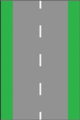 Marcas longitudinais - Código da estrada