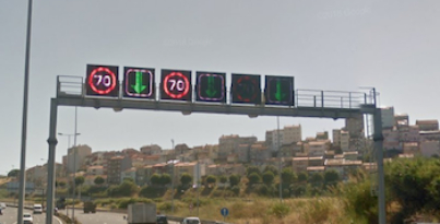 Mensagem variável - Código da estrada